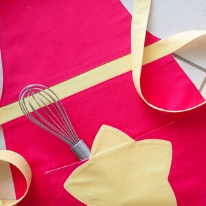 Butterbeans Cafe's Dazzle's Apron, Kids/toddlers Pink Lined Play Baking ...