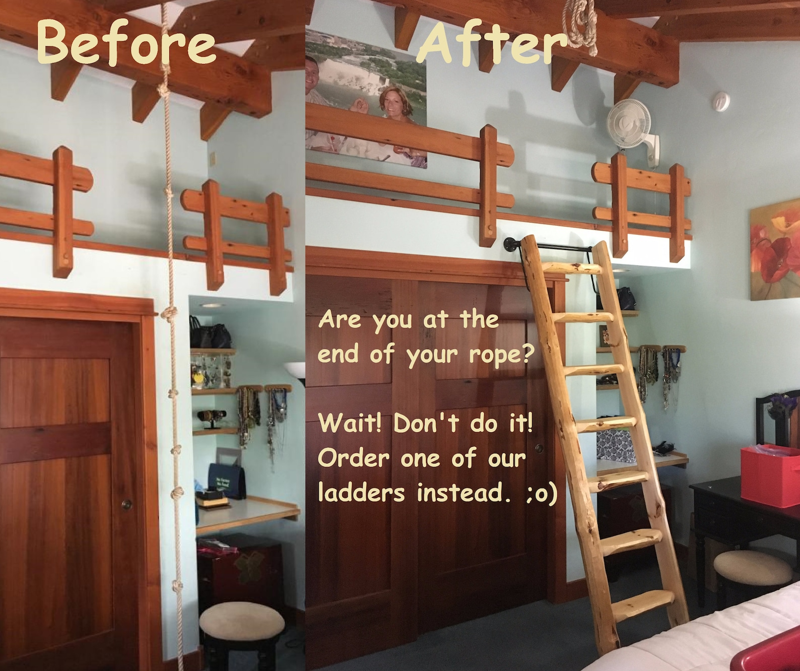 BLACK Ladder Hardware Kit Makes Your Ladder STAND UP - Etsy