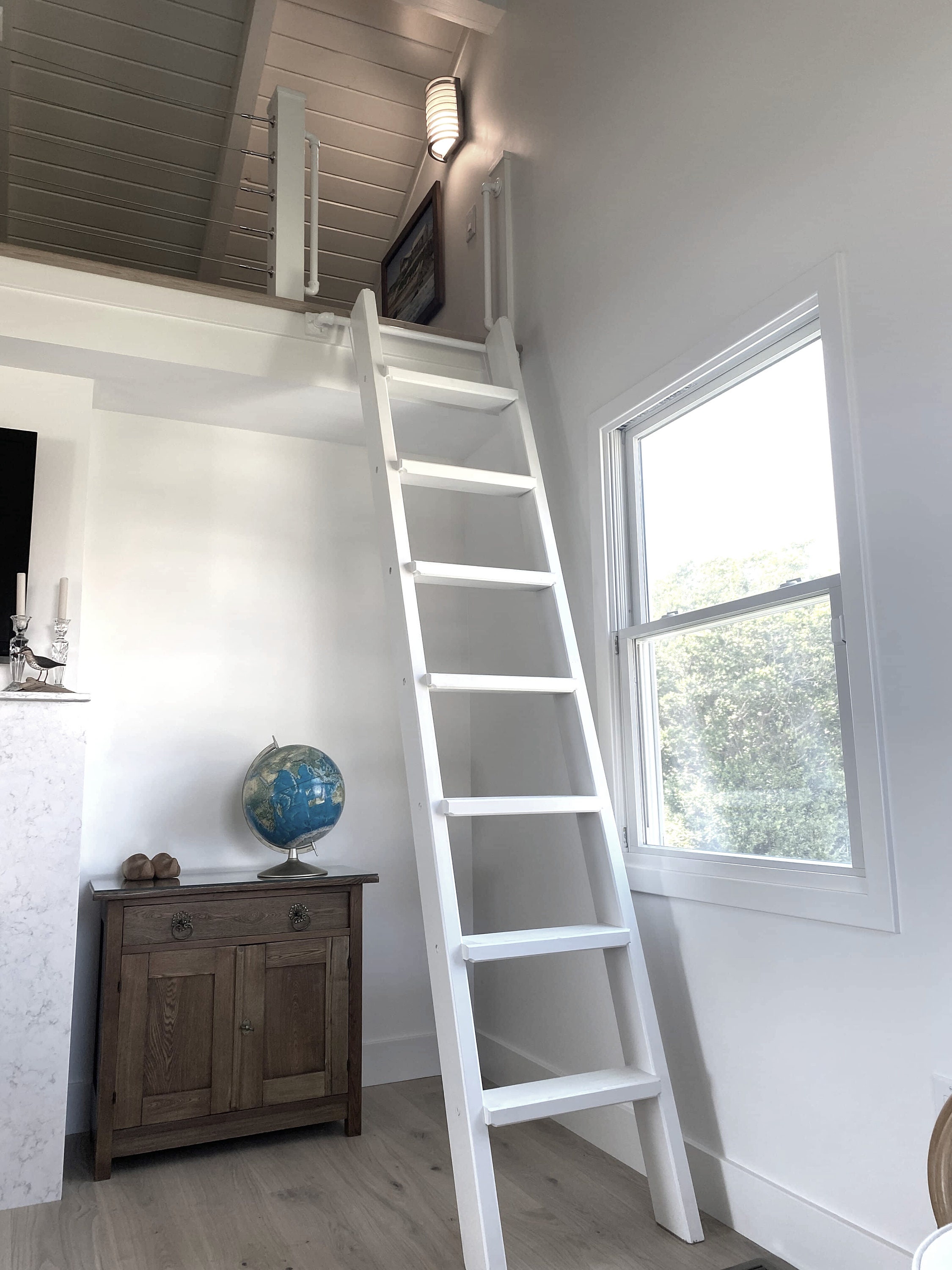 WHITE Ladder Hardware Kit Makes Your Ladder STAND UP | Etsy