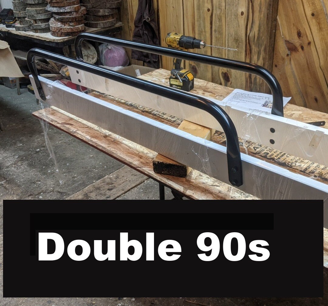 Ladder HANDRAILS Black White or Bare Steel No - Etsy