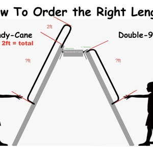 LADDER HANDRAILS - Black - White or Bare Steel - No Obstructions! Candy ...