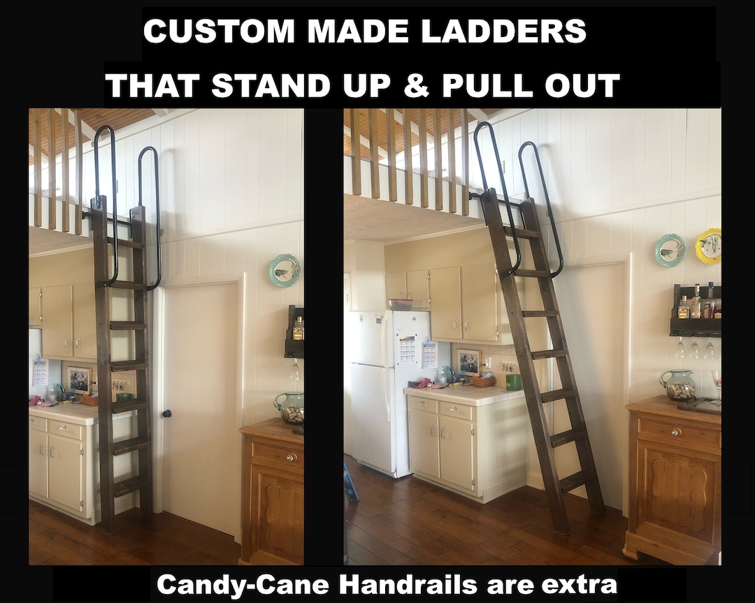 CUSTOM Ladders by the Step! - Stands-up/pulls-out! - Etsy
