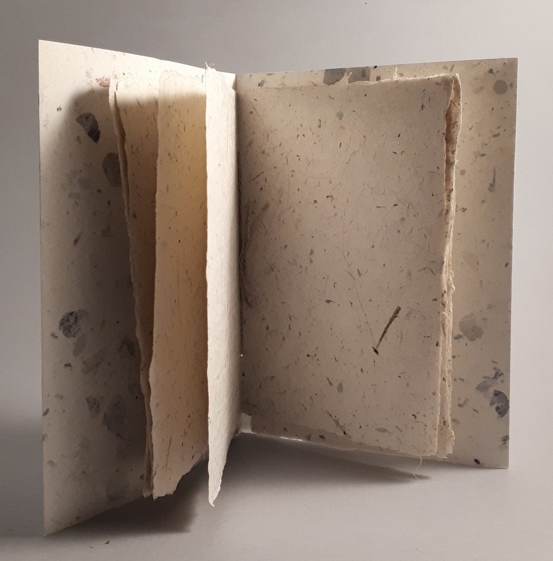 Handmade Paper Artist Book for Poem or Story Writing - Etsy