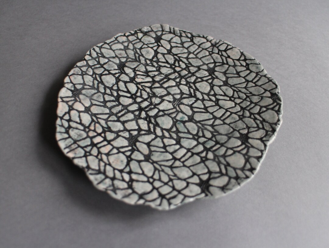 Paper Porcelain Plate With Texture - Etsy