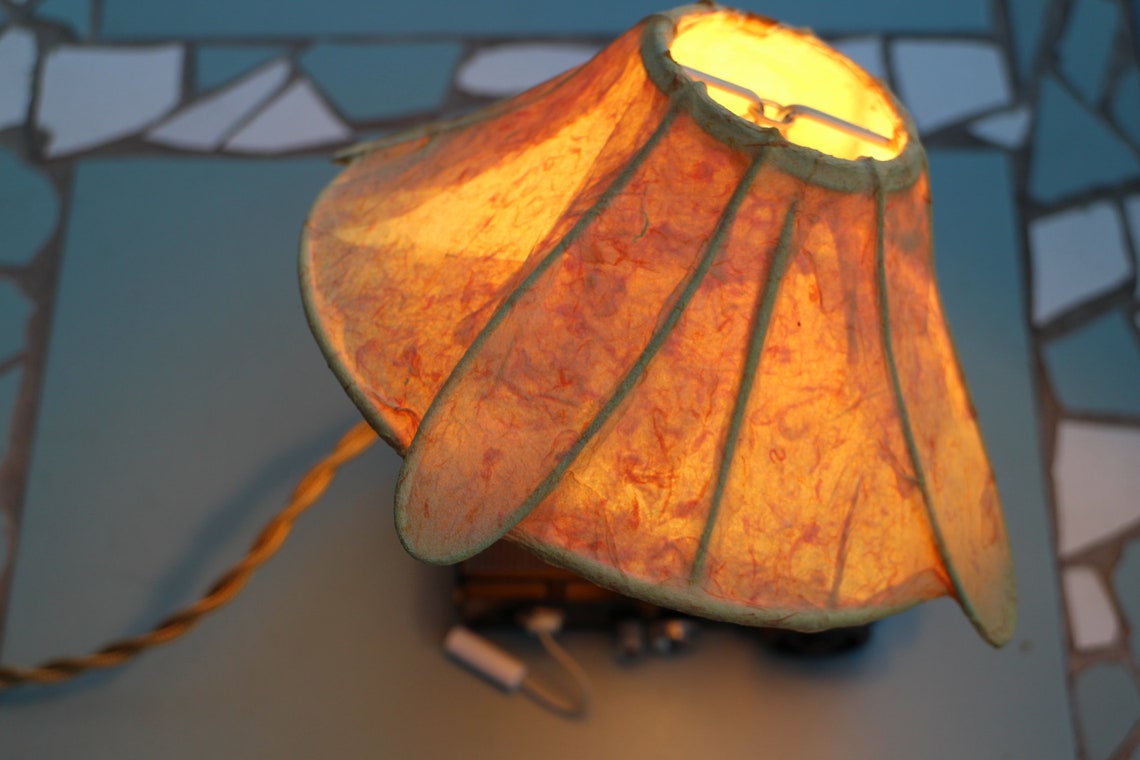 Handmade Paper Lamp With Old Photo Camera as Base - Etsy