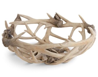 Deer Antler Fruit Bowl - Etsy