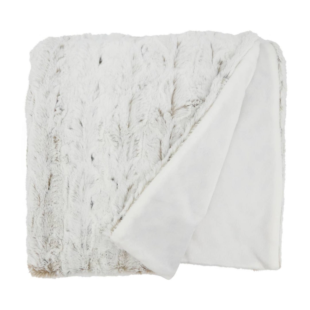 White Faux Fur Throw Blanket White Fur Throw Blanket White Throw ...