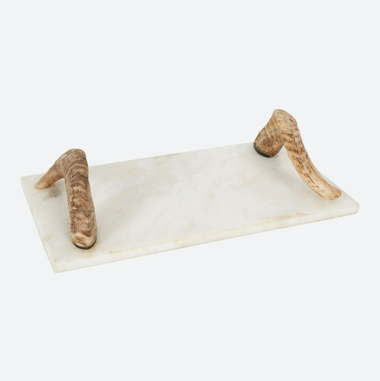 Marble Tray Kitchen Decor Ram Horns Office Decor Horn and | Etsy