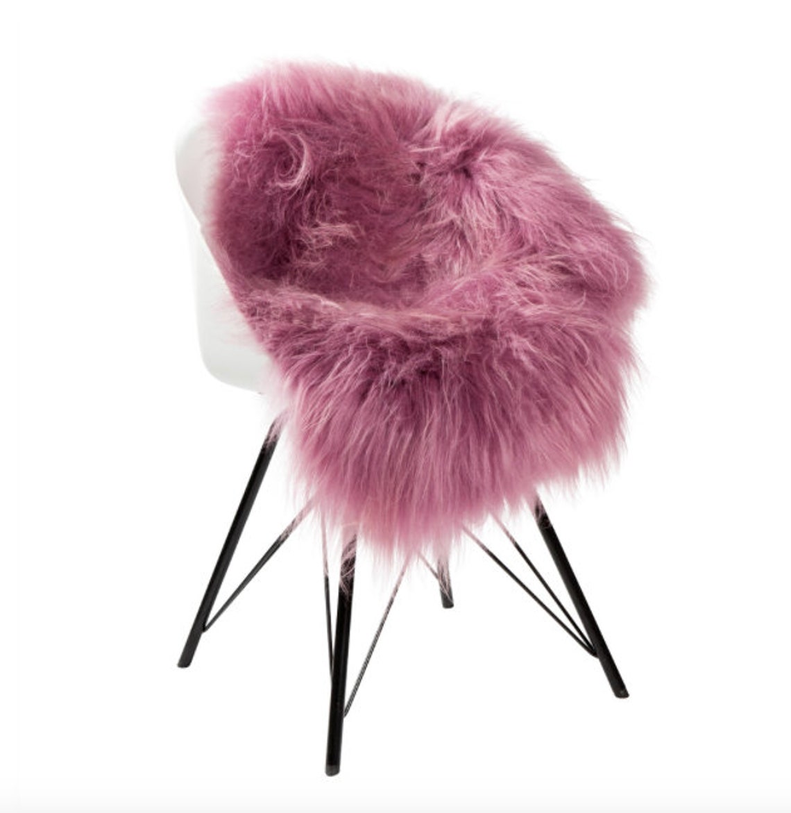 Pink Sheepskin Rug Pink Sheepskin Throw Rug Pink Lamb Fur Baby Shower ...