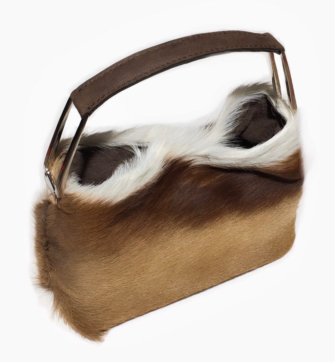 Natural Springbok Bag Black Springbok Tote Springbok Handbag Springbok ...