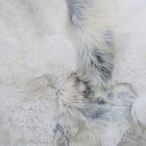 Off White Sheepskin Patchwork Rug Grey Sheepskin Patchwork Rug ...