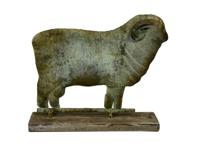 Sheep Weathervane Farmhouse Decor Reclaimed Wood Metal Lamb - Etsy