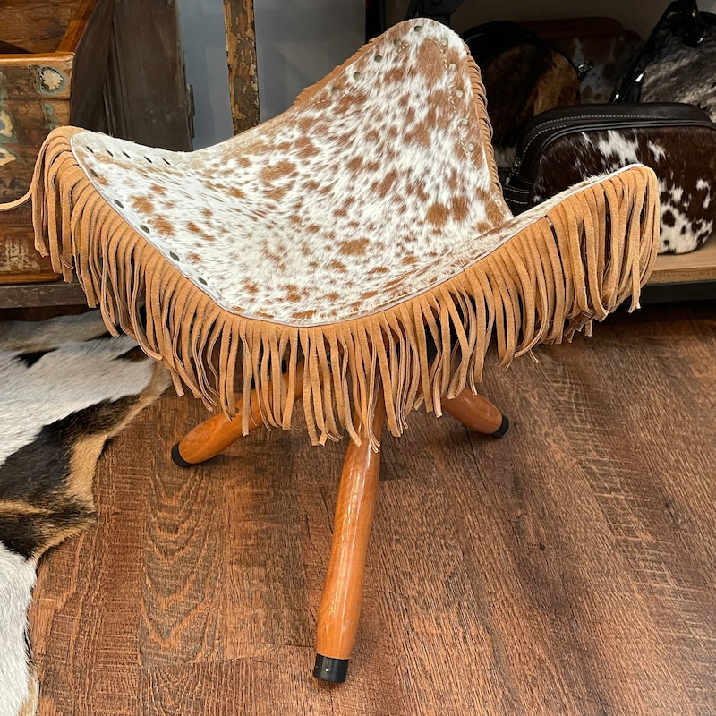 Cowhide Bar Stools - Etsy