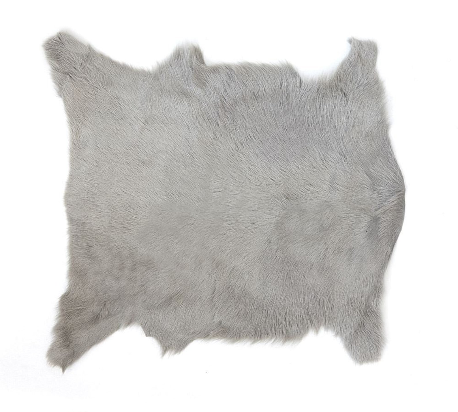 Gray Goat Skin Grey Goat Skin Mongolian Goat Fur Throw Rug - Etsy