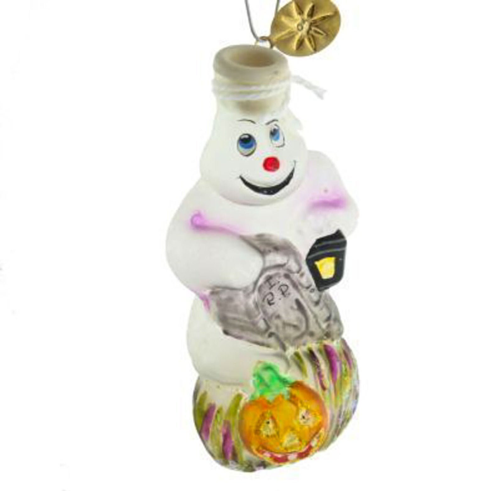 Vintage Christopher Radko Starlight Gems Fright D' Light Ghost ...