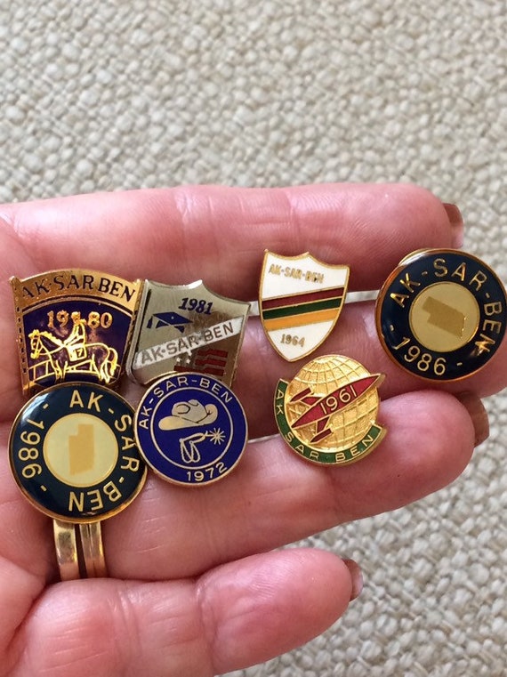 Ak Sar Ben Pins, Lot of 7 - Gem