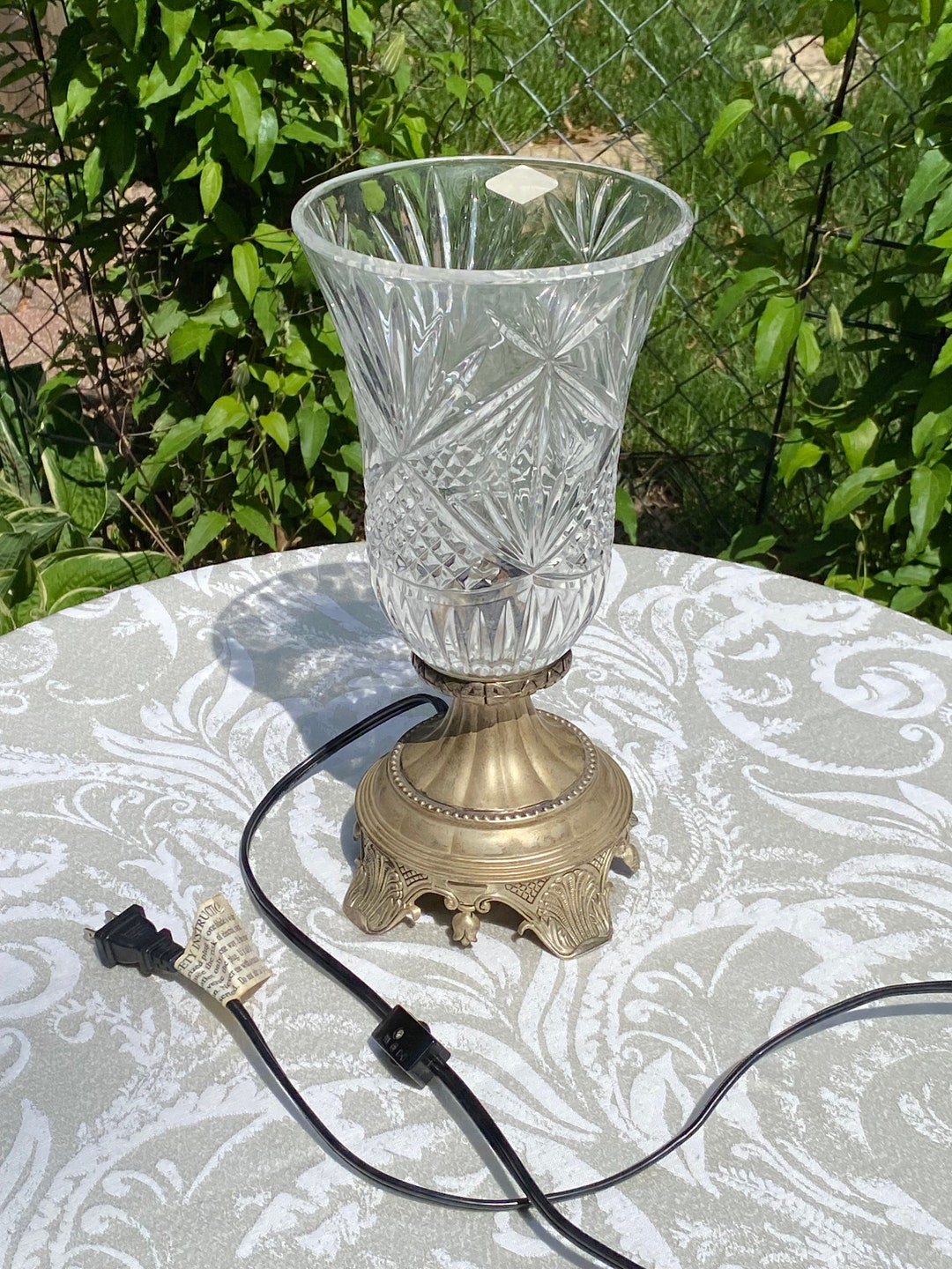 Vintage Shannon Crystal, Designs of Ireland, Made in Poland Lamp - Etsy