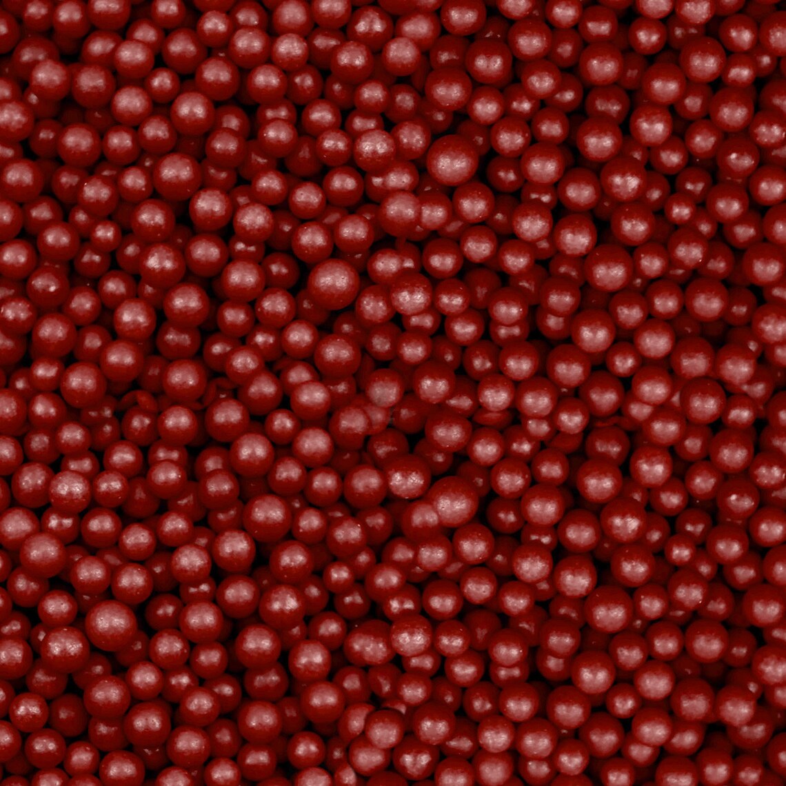 Red Edible 4mm Beads Sprinkles (1/2 Cup and 1lb Sizes) Candy Decor for ...