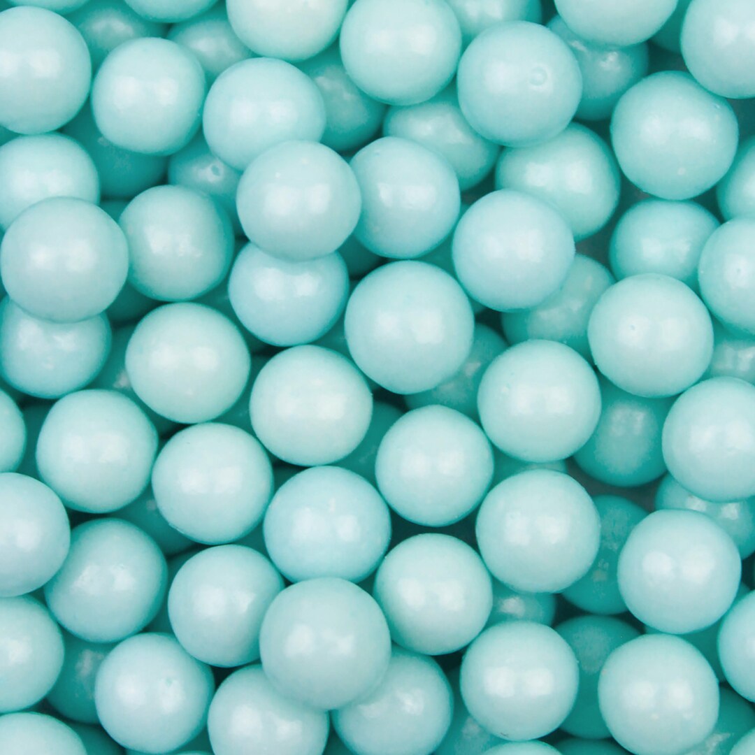 Blue Edible 8mm Beads Sprinkles (1/2 Cup and 1lb Sizes) Candy Decor for ...