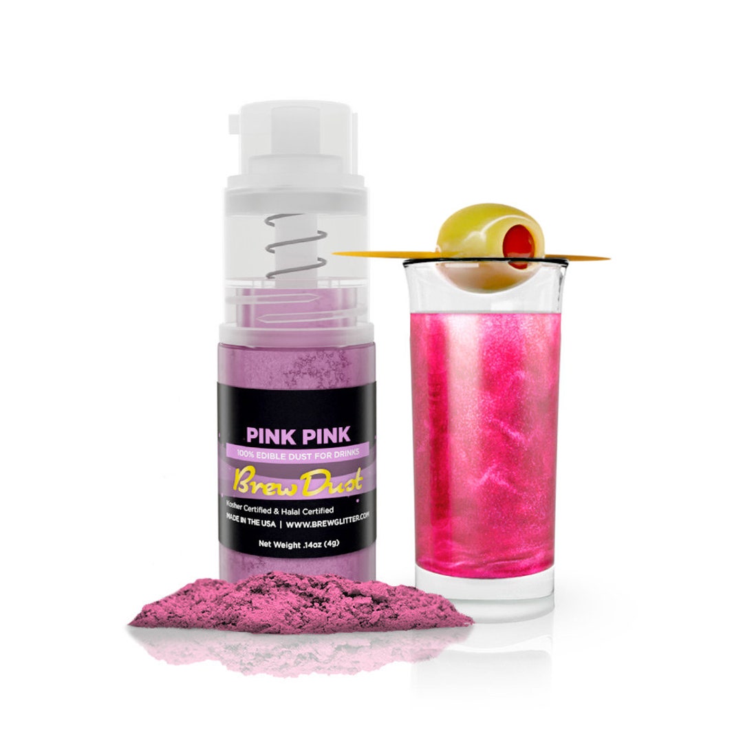 Pink Pink Brew Dust Spray Pump (4 Gram) Edible Drink Dust for Beer ...