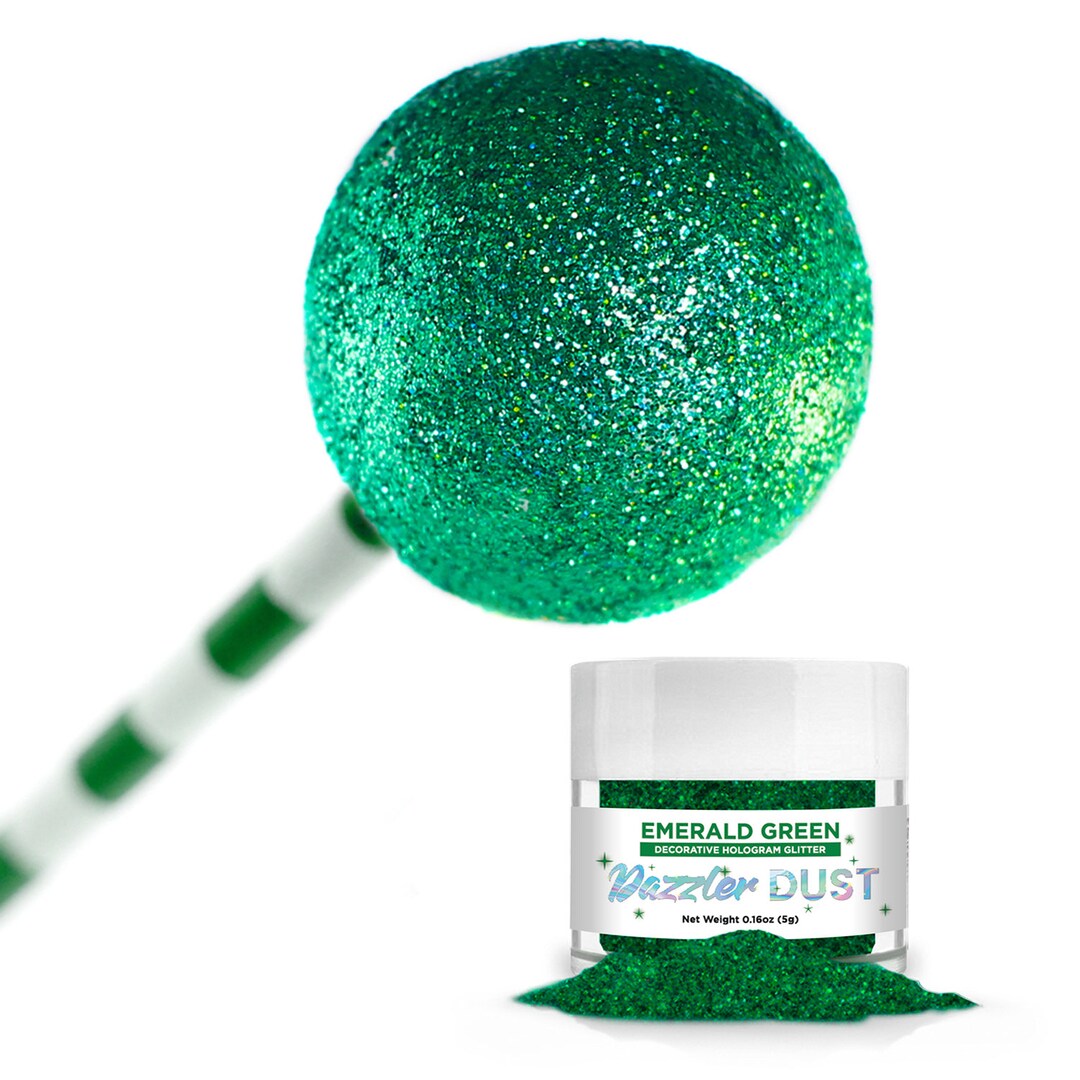 Emerald Green Dazzler Dust (5g and 25g Sizes) Non-toxic Decorating ...