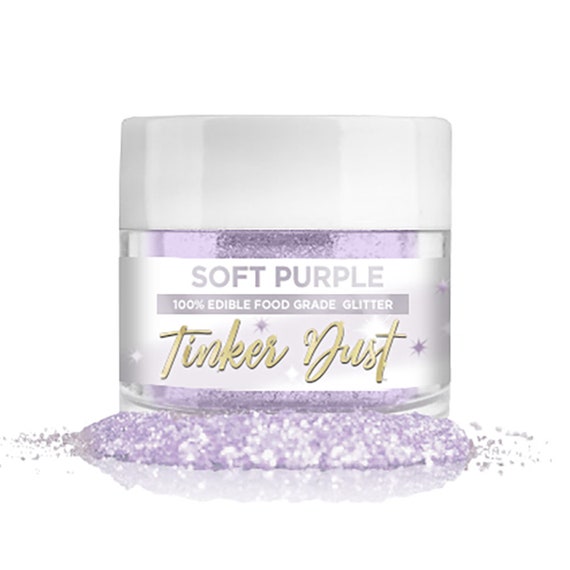 Soft Purple Tinker Dust Edible Glitter 5g Jar Bakell® | Etsy