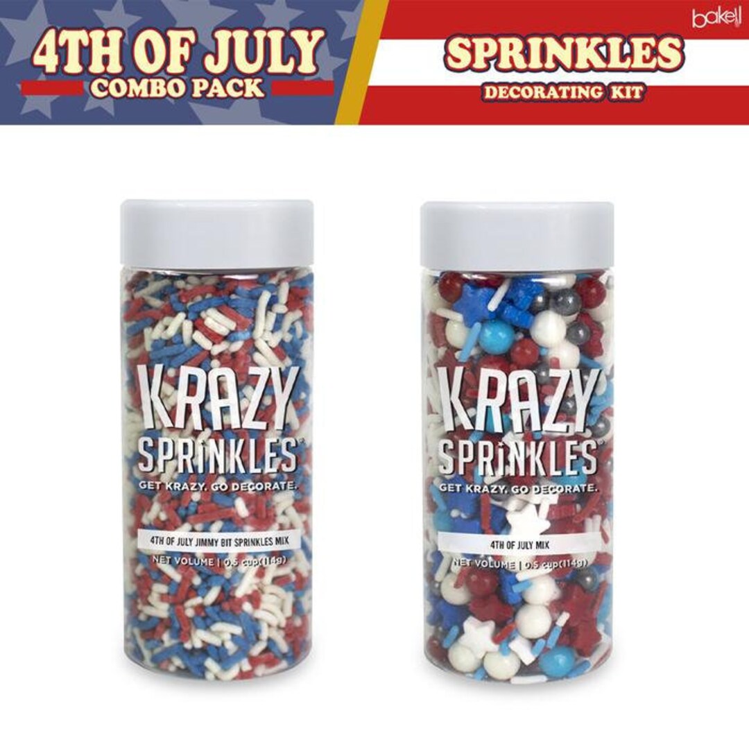 4th of July Krazy Sprinkles Combo Pack Collection 2 PC SET - Etsy France