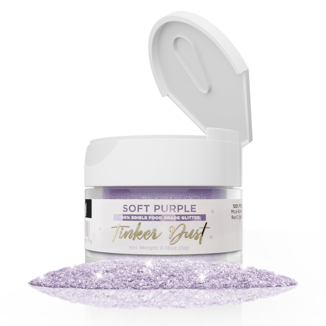 Soft Purple Tinker Dust Edible Glitter, 5g Jar Bakell® - Etsy