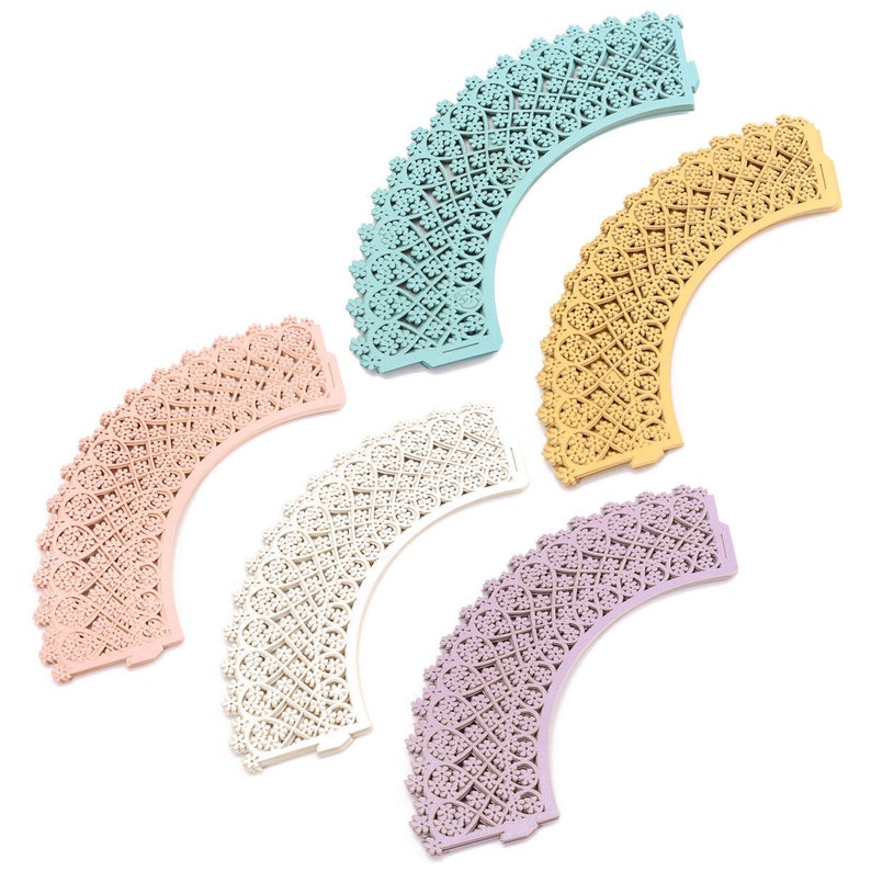 Pink Lace Cupcake Liners 25 PC Set Cake Liners & Wrapper - Etsy