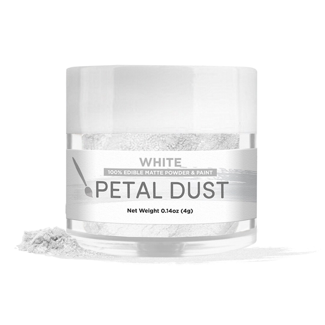 White Petal Dust Edible Baking Powder (4g & 25g Sizes) for Cake ...