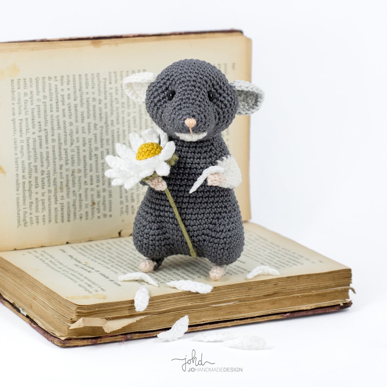 MOUSE CHLOE and the DAISY Amigurumi Pattern - Etsy