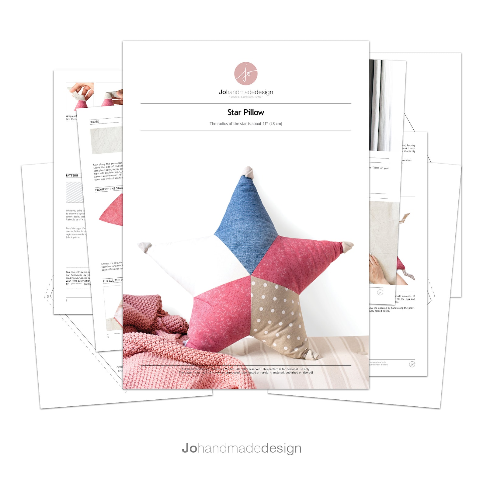 Star Pillow - Sewing Pattern - Etsy