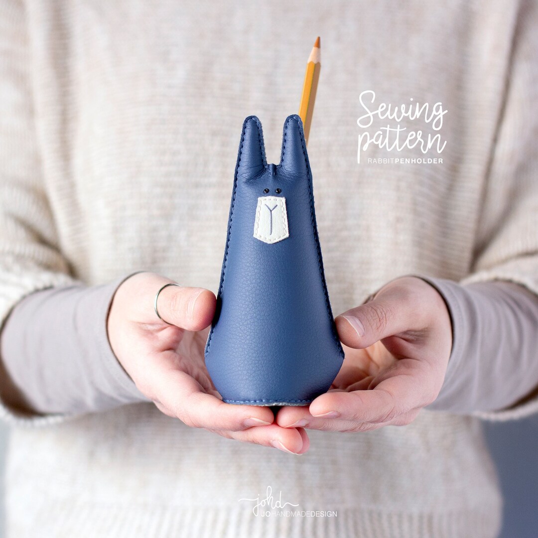 Rabbit Paperweight / Pen Holder Digital Sewing Pattern PDF - Etsy