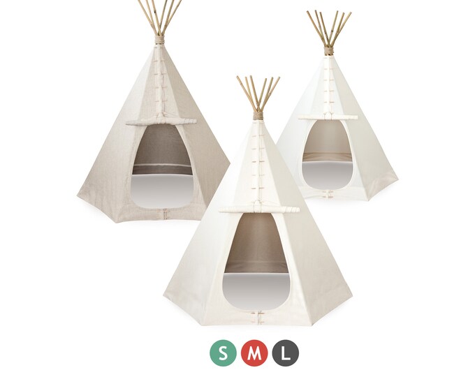 Teepee, Sewing Pattern, DIY Structure 3 Sizes: Small, Medium & Large ...