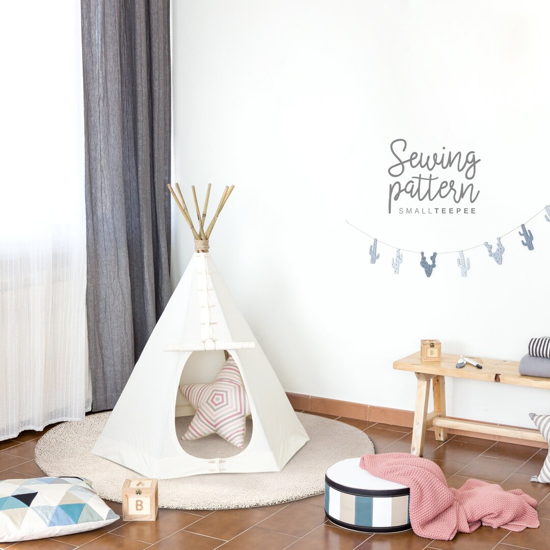 Teepee Digital Pattern SMALL Size Indian Play Tent PDF - Etsy