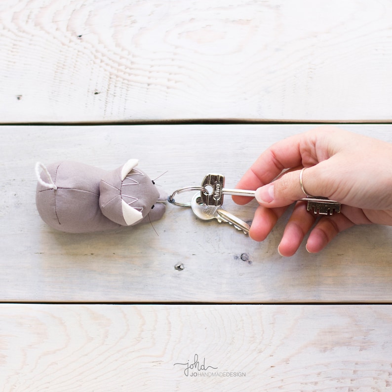 Kitten Keychain - Digital Sewing Pattern - PDF - Etsy