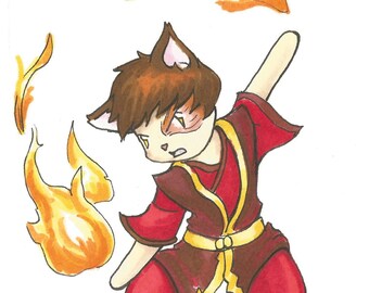 Zuko Cat - Etsy