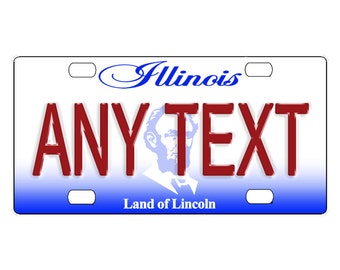 Mini license plate | Etsy