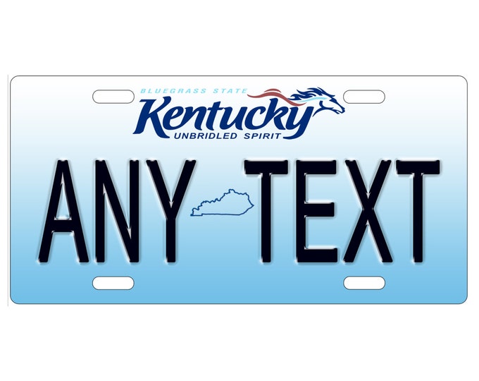 Kentucky Choice of License Plate, Pick Your Plate, License Plates ...
