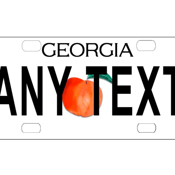 Georgia License Plates - Etsy