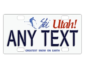 Utah License Plate | Etsy