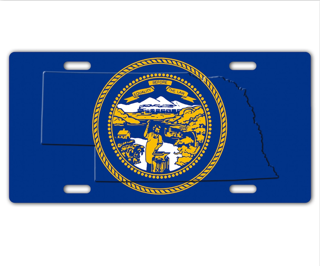 State Flag License Plate, Standard Size Novelty License Plate With or ...
