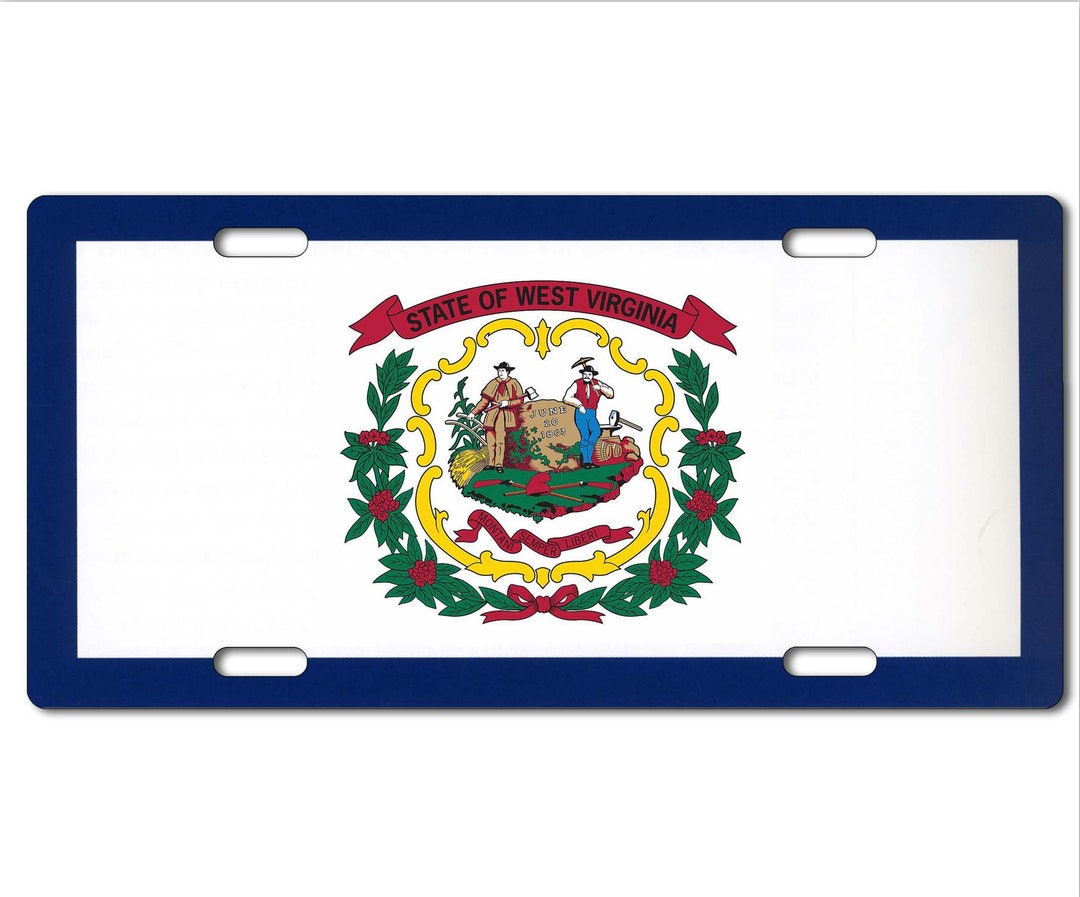 State Flag License Plate, Standard Size Novelty License Plate With or ...