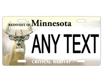 Deer License Plate - Etsy