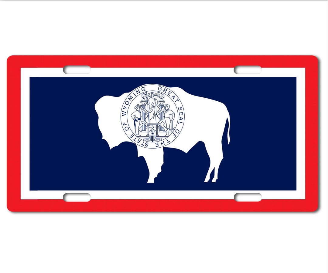 State Flag License Plate, Standard Size Novelty License Plate With or ...