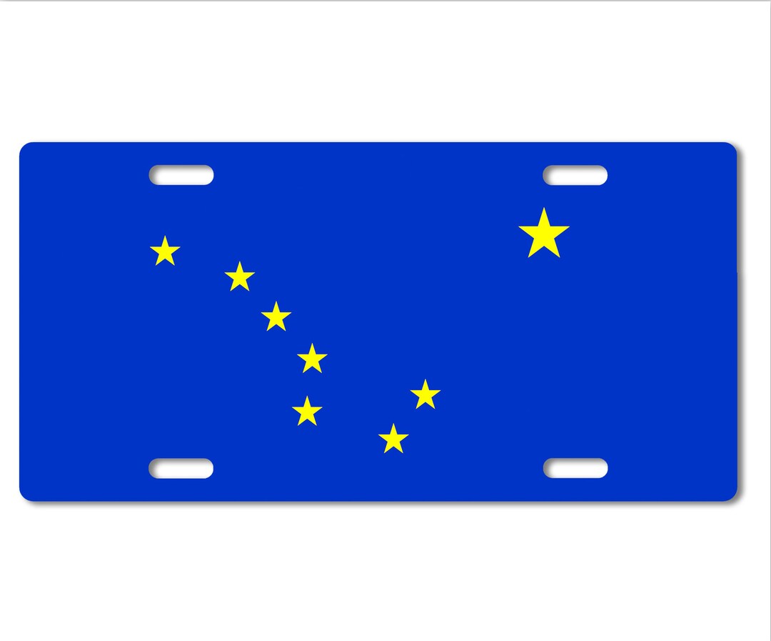 State Flag License Plate, Standard Size Novelty License Plate With or ...