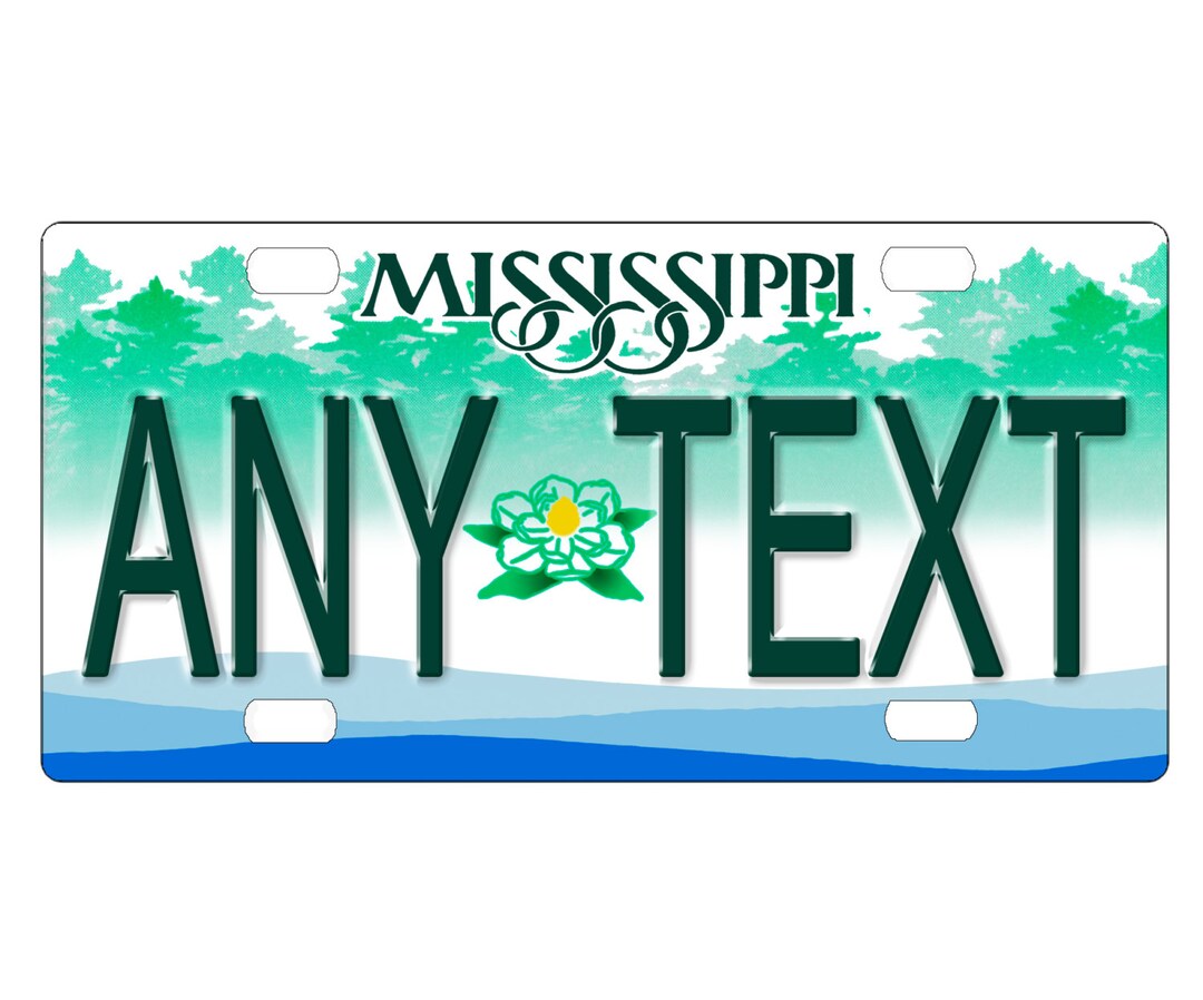 Personalized State License Plate - Mississippi 2003 Novelty Plate ...