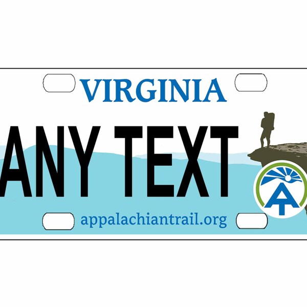 Appalachian Trail License Plates - Etsy