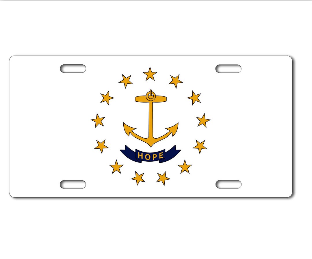 State Flag License Plate, Standard Size Novelty License Plate With or ...