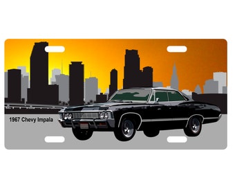 Chevy Impala License Plate - Etsy
